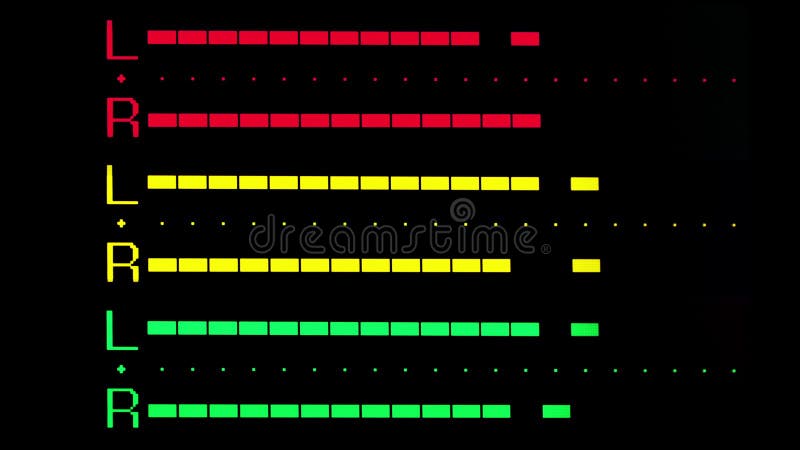 Left and right audio level stock footage. Video of hifi - 182491888
