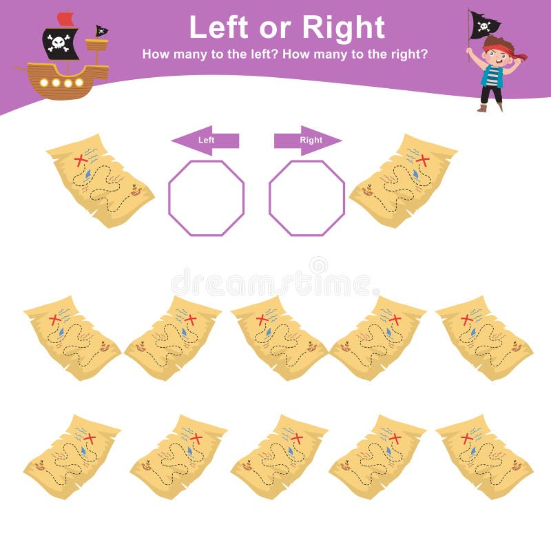 Learning about Numbers. Educational Printable Worksheet Stock ...