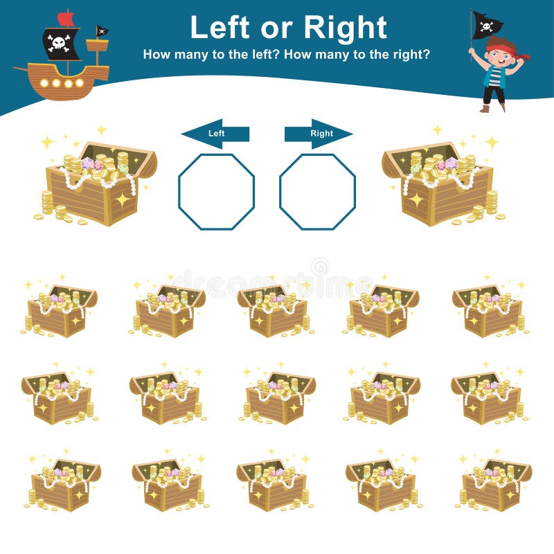 Learning about Numbers. Educational Printable Worksheet Stock ...