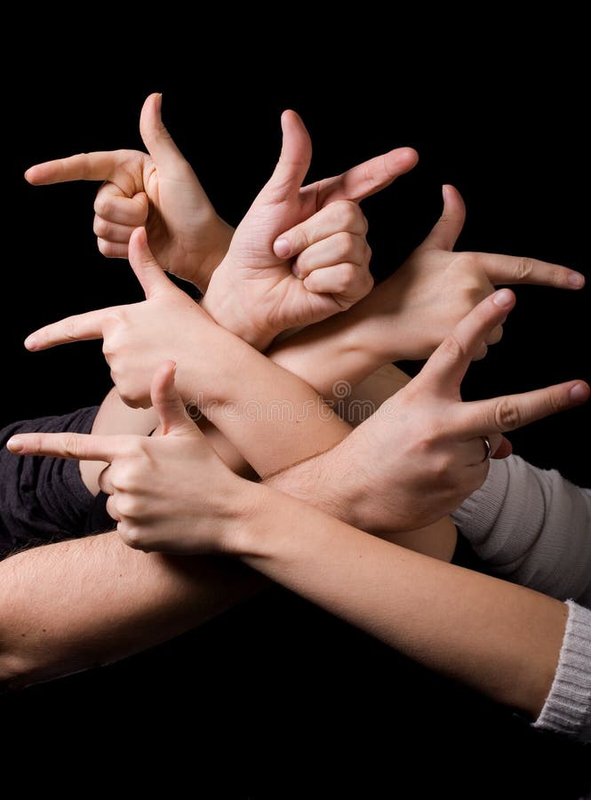 Left or Right Doubt - Fingers Stock Photo - Image of left, dilemma: 8521638