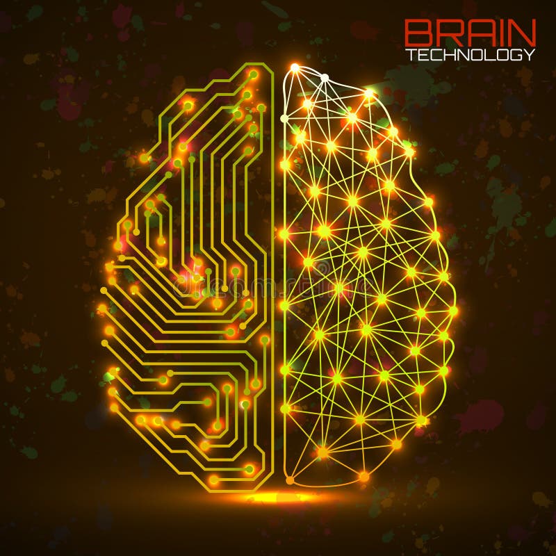 Left Right Human Brain Concept. Logic Part and Creative Part Stock ... Left Right Human Brain Concept. Logic Part and Creative Part Stock ...