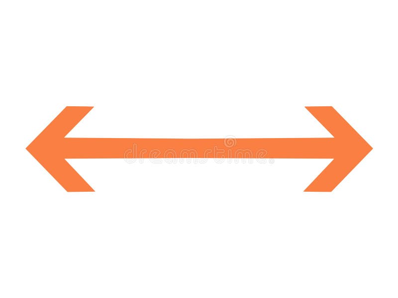 Left right joint arrows stock illustration. Illustration of font ...