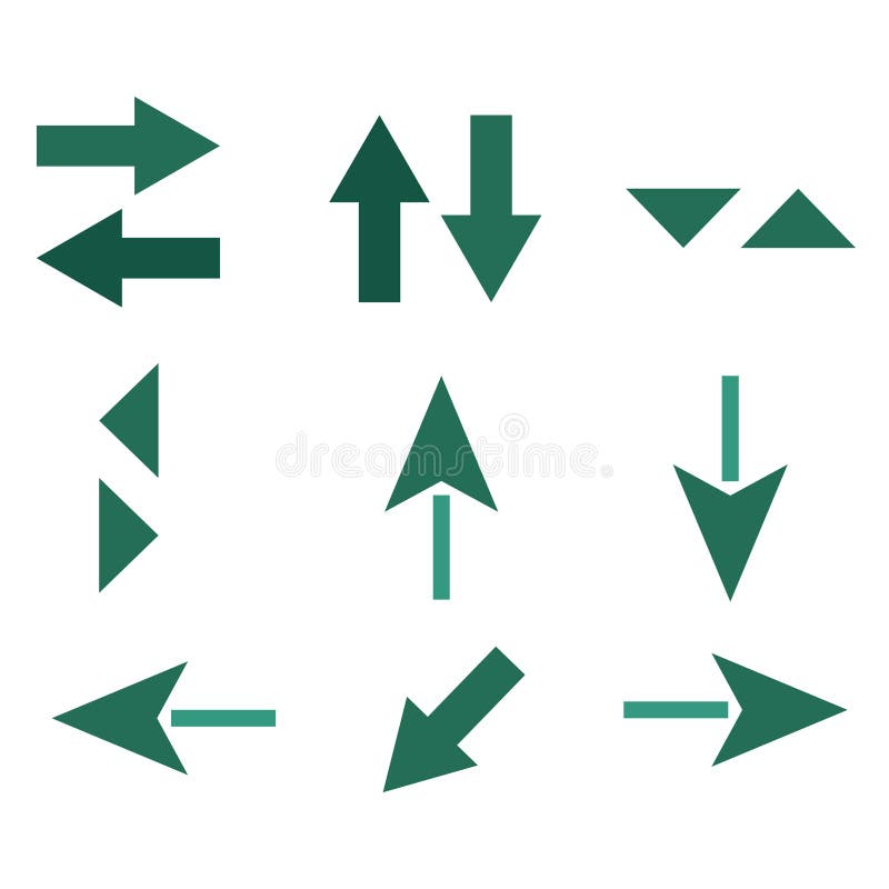 Left and Right Mark on the Back Stock Vector - Illustration of turn ...