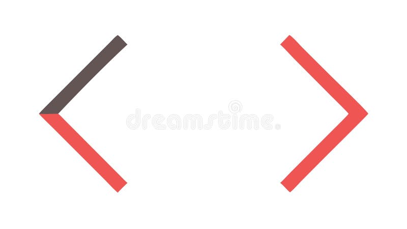 Left and Right Red Arrow Symbols Vector Graphic, Vector Design ...