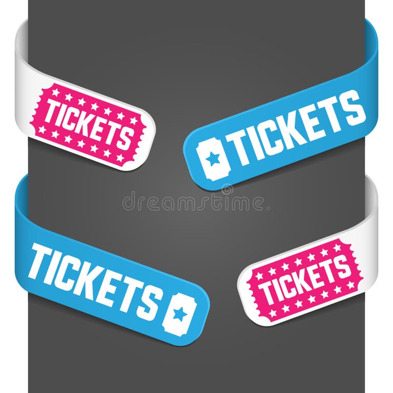 Left and Right Side Signs - Tickets Stock Vector - Illustration of ...