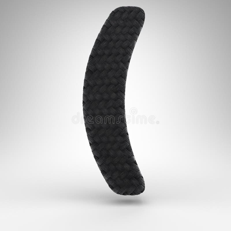 Left Round Bracket Symbol on White Background. Anodized Green 3D Sign ...