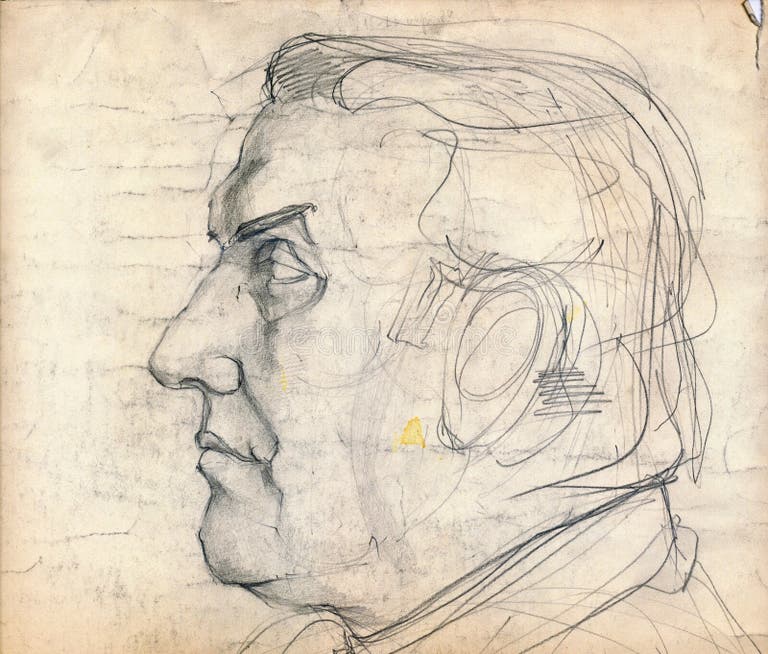 Left Side Face Man Head Stock Illustrations – 49 Left Side Face Man ...