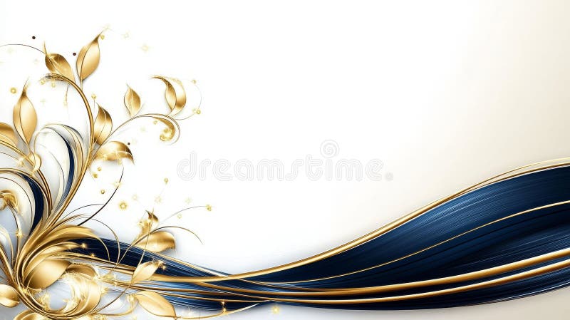 The Left Side of the Frame Boasts a Luxurious Dark Blue Background that ...