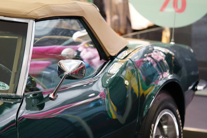 Left side of a musclecar stock photo. Image of left - 265798636