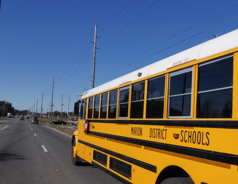 Left Side of a Yellow School Bus Stock Photo - Image of train, seee ...
