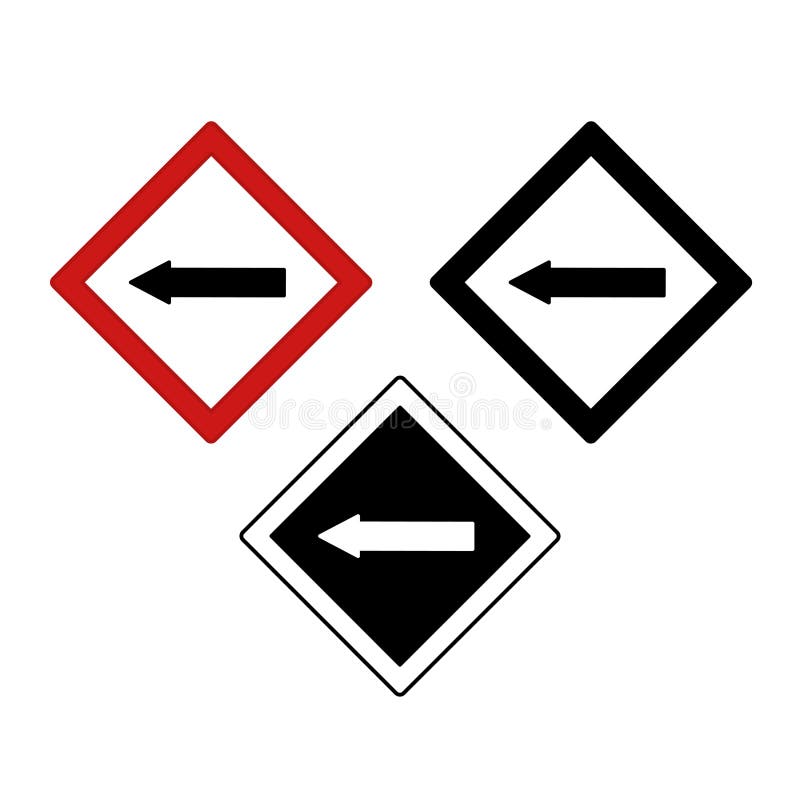 Left Signs. stock vector. Illustration of transportation - 332946906