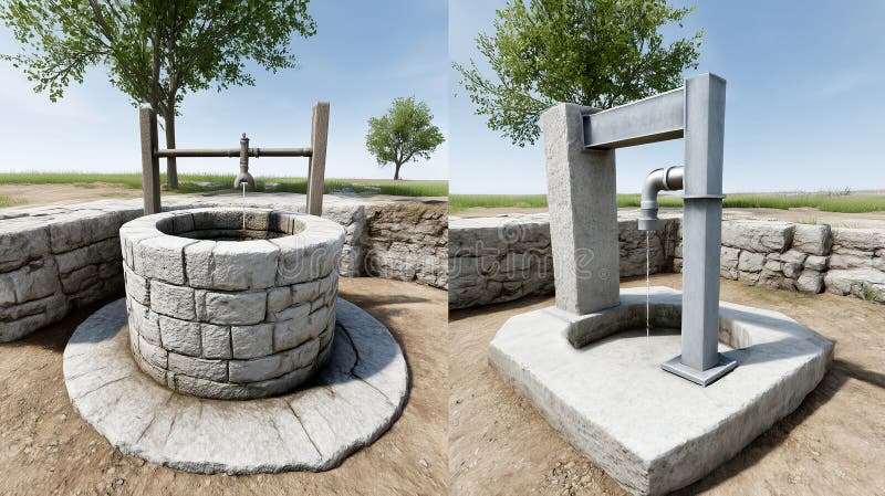 Traditional Wells Stock Illustrations – 108 Traditional Wells Stock ...