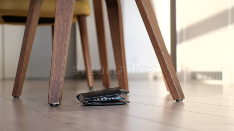 Left Wallet on Floor at Home Stock Video - Video of group, lost: 270206975