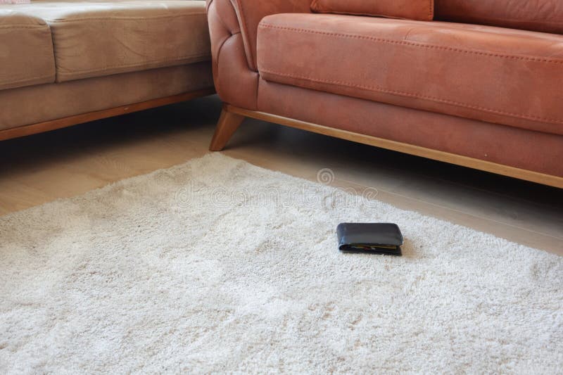 Left Wallet on Floor at Home Stock Image - Image of shopping, wallets ...