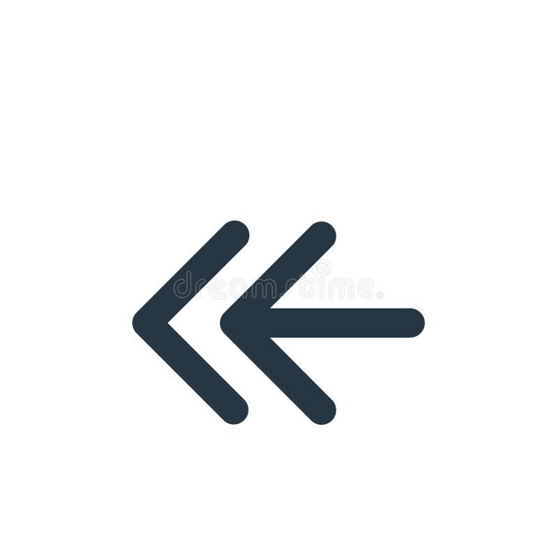 Left Way Icon Vector from Arrows Concept. Thin Line Illustration of ...