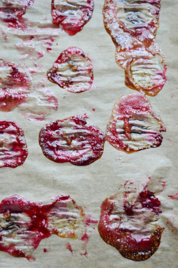 Leftover Sauce on Baking Sheet Stock Image - Image of sheet ...