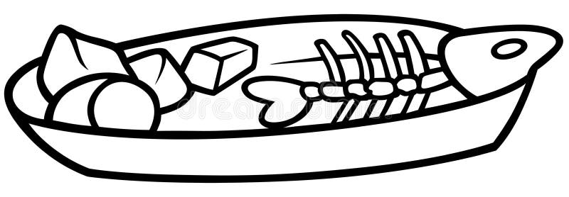 Leftovers stock vector. Illustration of clipart, drawn - 18004626