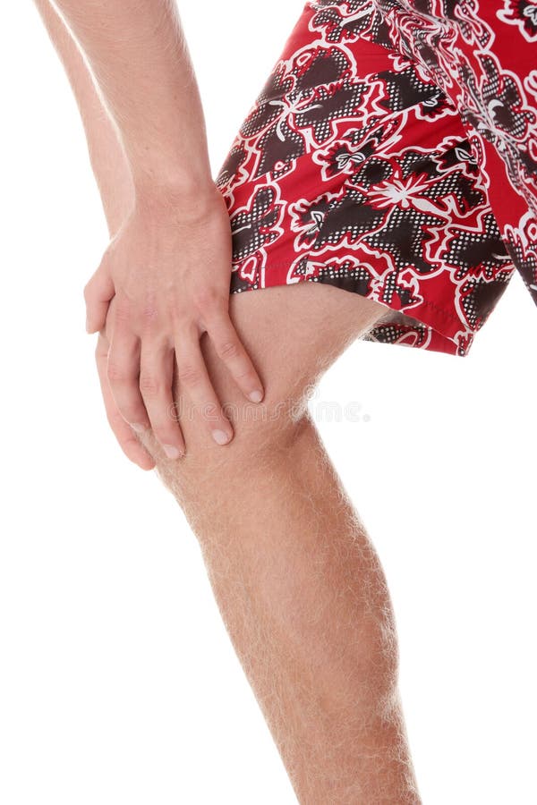 Leg injury stock photo. Image of adult, healthy, isolated - 16312110