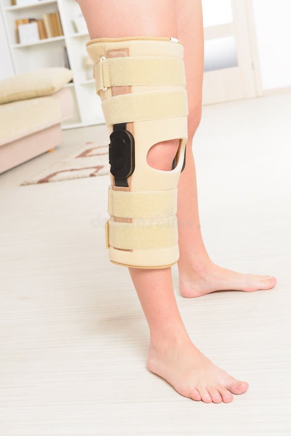 Leg in knee cages stock image. Image of injury, ache - 55765065