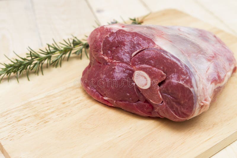 Leg of lamb stock image. Image of nutrition, kitchen - 52692735