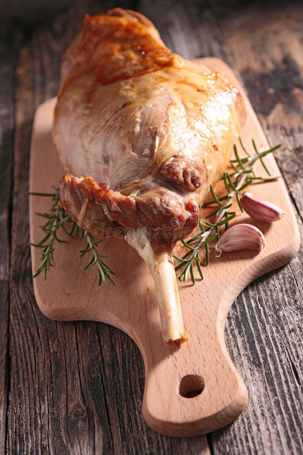 Leg of lamb stock image. Image of cooking, culinary, cuisine - 47151695