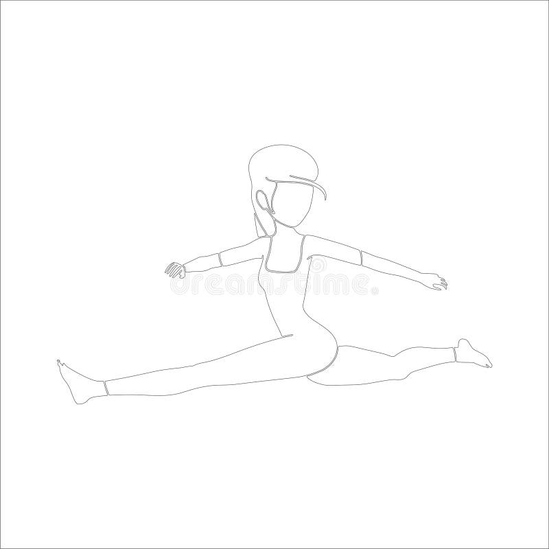 Leg Split Stock Illustrations – 194 Leg Split Stock Illustrations ...