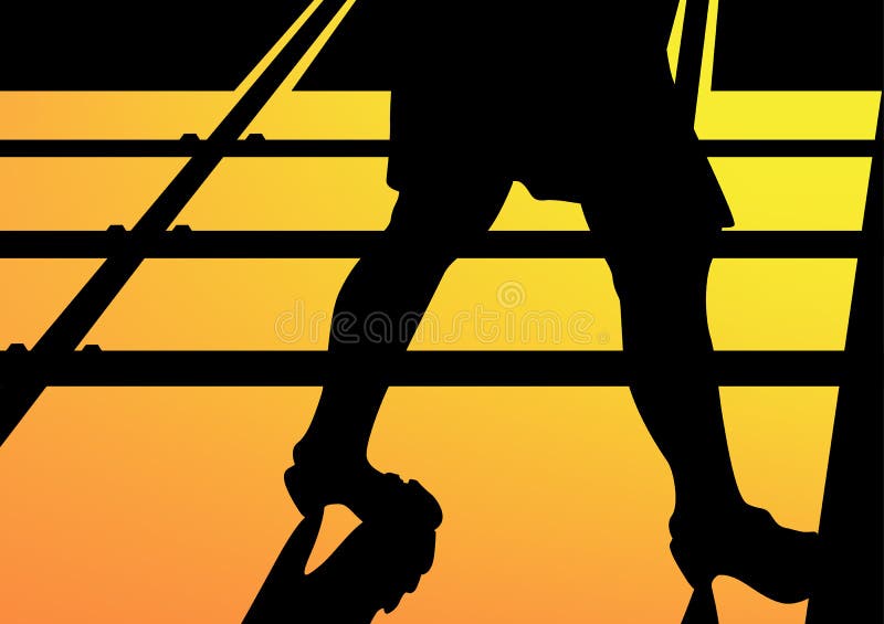 Leg Walking Woman Silhouette Stock Vector - Illustration of silhouette ...