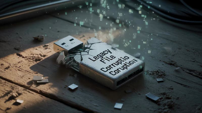 Legacy File Corruption, Data Loss Visualization on Damaged Usb Drive ...