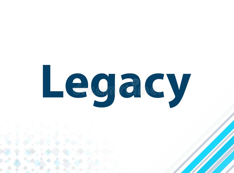 Legacy Modern Flat Design Blue Abstract Background Stock Illustration ...