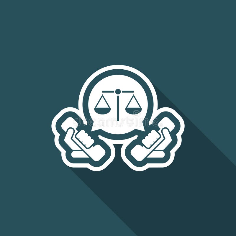 Legal assistance icon stock vector. Illustration of dial - 118520837