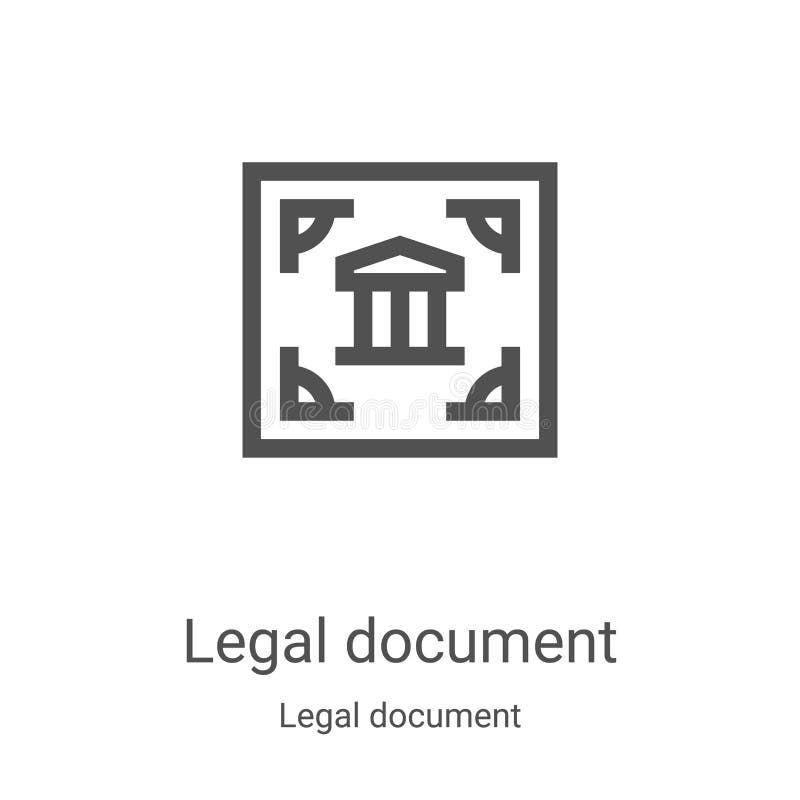 Legal Icon Vector From Activist Collection Thin Line Legal Outline