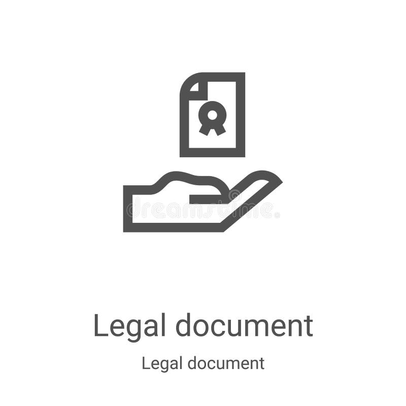 Legal Icon Vector From Activist Collection Thin Line Legal Outline