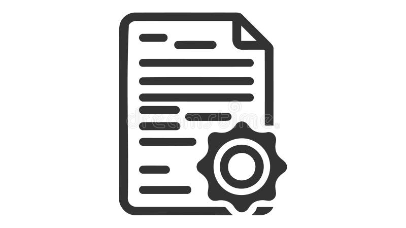 Legal Documents Icon Set, Pack, Collection. Legal Documents Symbol ...