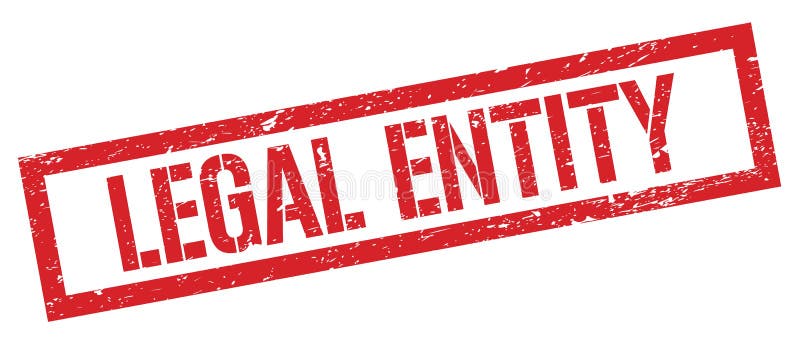 LEGAL ENTITY Text Written on Red Grungy Round Stamp Stock Illustration ...