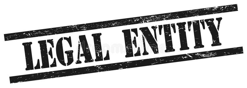 LEGAL ENTITY Text on Black Grungy Rectangle Stamp Stock Illustration ...