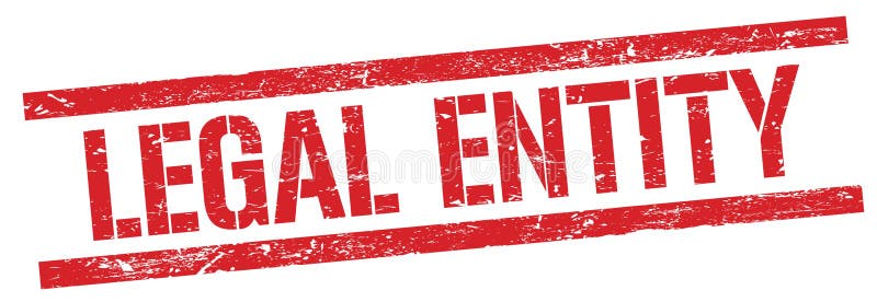 LEGAL ENTITY Text on Red Grungy Rectangle Stamp Stock Illustration ...