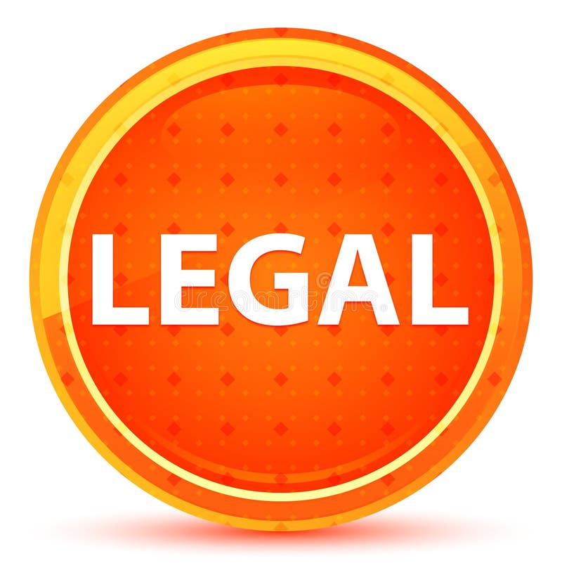 Legal Natural Orange Round Button Stock Illustration - Illustration of ...