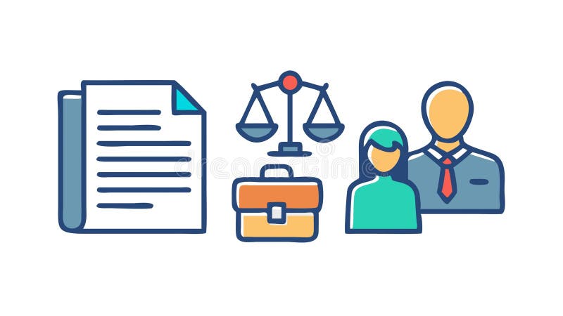 Legal Justice System Icon Vector Illustration, Law Ethics, Vector ...