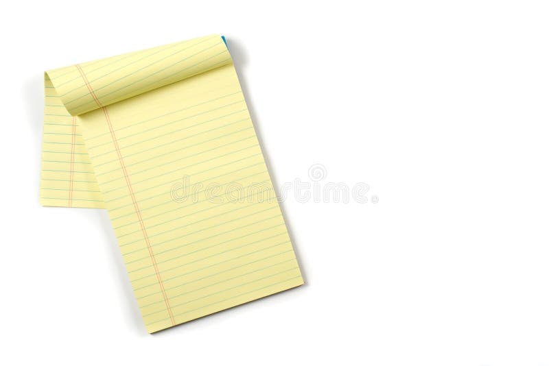 Legal Pad stock image. Image of drawing, business, ruled - 10311573
