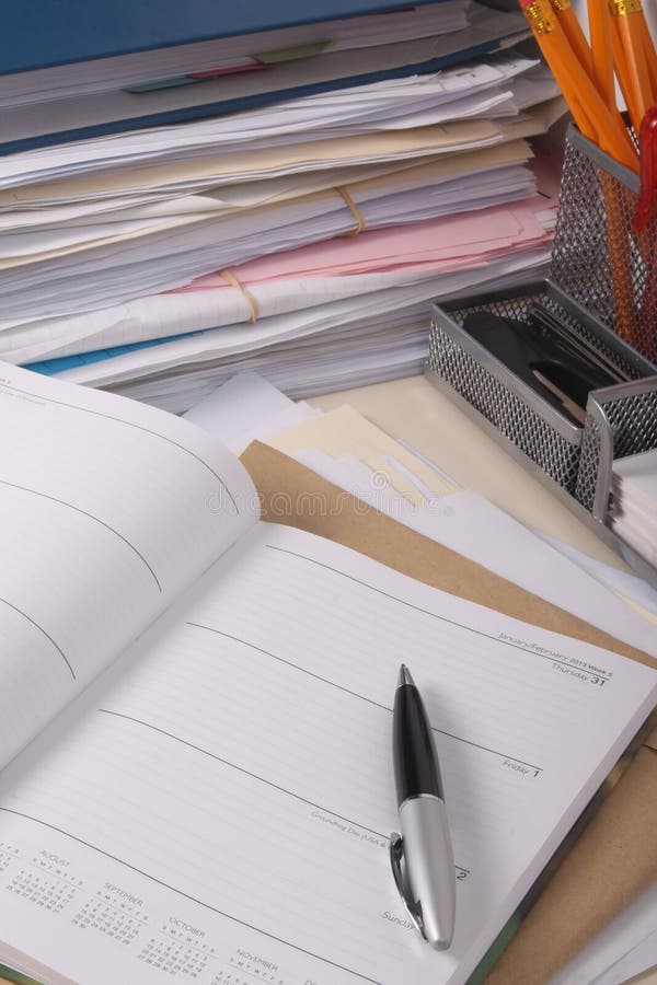 Legal Paperwork Diary stock photo. Image of desk, pile - 28463336