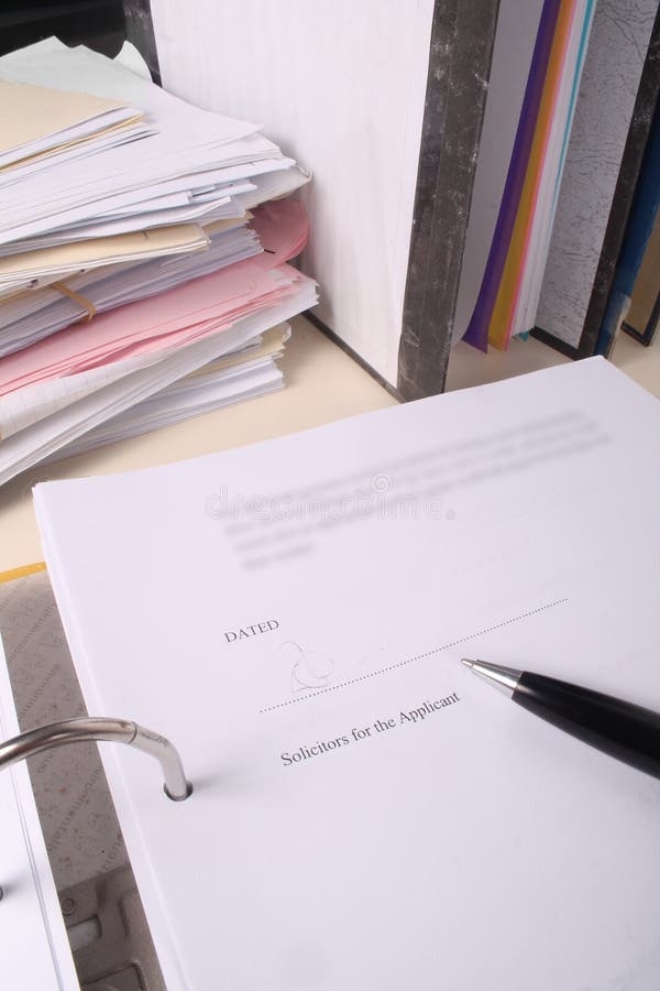 Legal Paperwork Form stock photo. Image of documents - 28463366