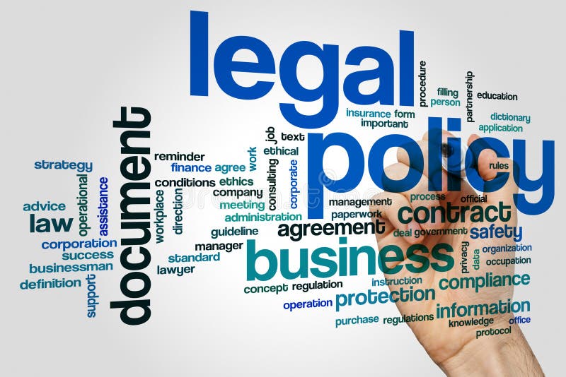 Legal policy word cloud stock image. Image of corporate - 90730605