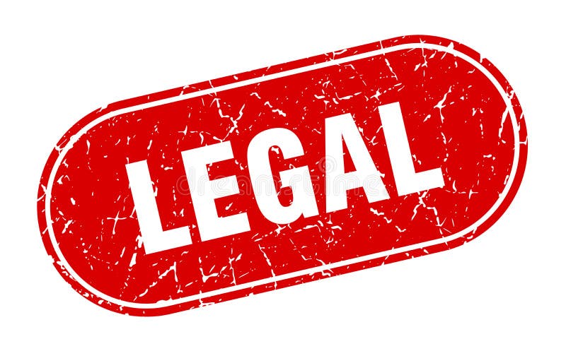 Legal Sign. Legal Grunge Stamp Stock Vector - Illustration of vignette ...