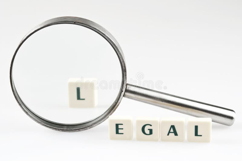 Legal or illegal stock photo. Image of concept, evaluation - 32251120