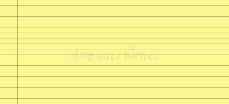 Legal Yellow Paper. Vintage Notepad Sheet. Paper for Legal Documents ...