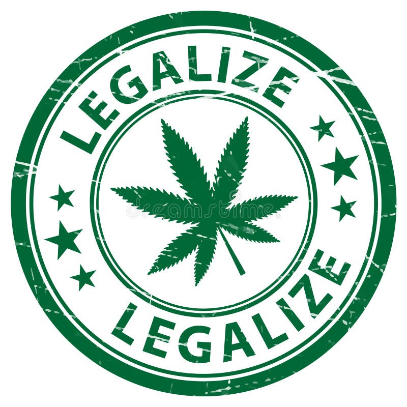 Legalize Cannabis, Rubber Stamp, Vector Illustration Stock Vector ...