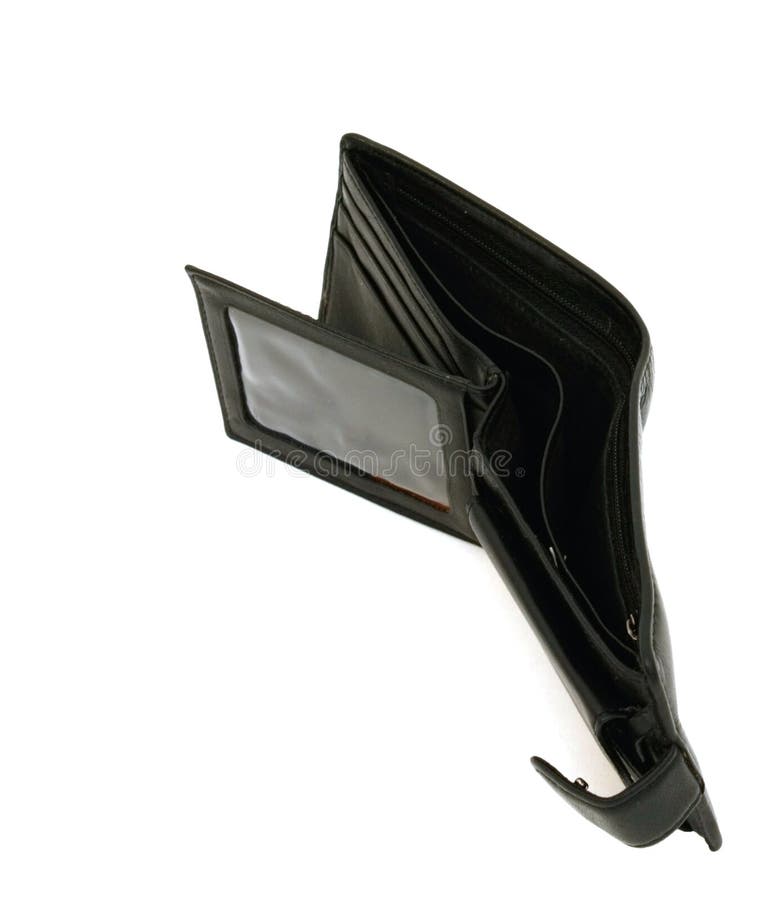 Lege Portemonnee Van Een Failliet Stock Foto - Image of lening, pond ...