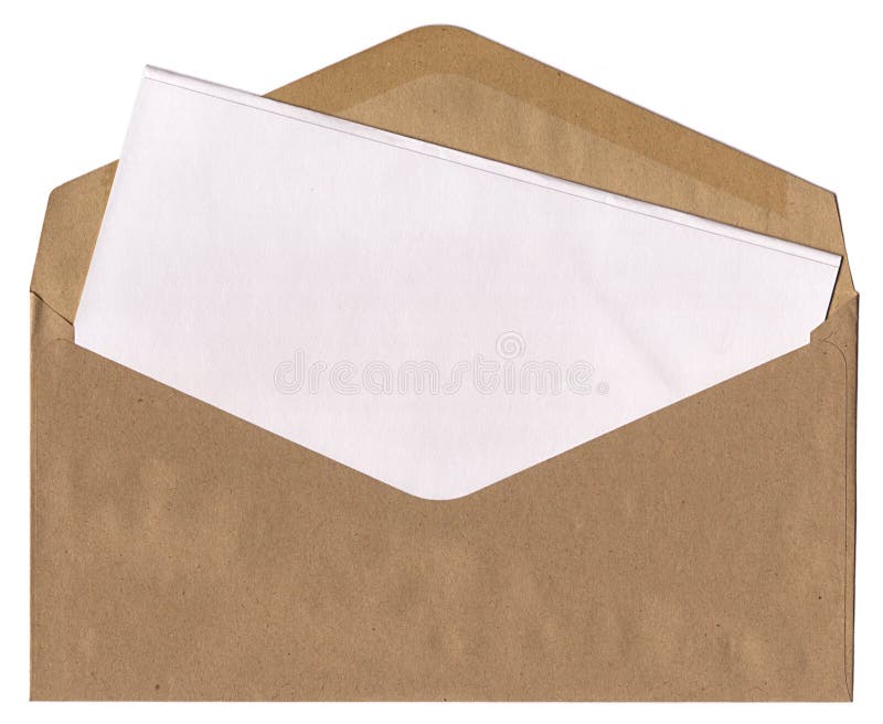 Lege Brief Van De Envelop _ Stock Afbeelding - Image of vraag ...