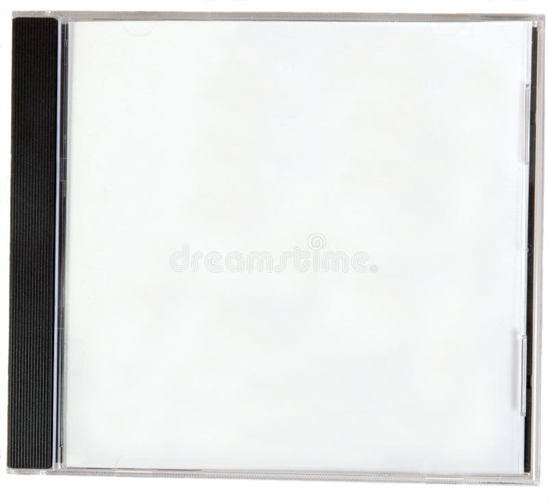 De Lege Doos Van CD Over Wit Stock Illustratie - Illustration of houder ...