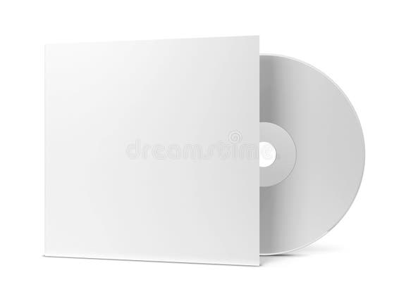 Lege CD Dekking stock illustratie. Illustration of lees - 49672149